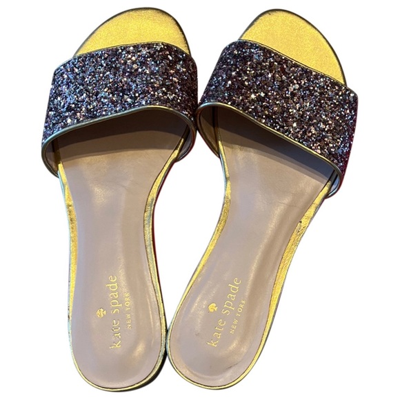 kate spade | Shoes | Kate Spade Madeline Sparkle Slide Sandals | Poshmark